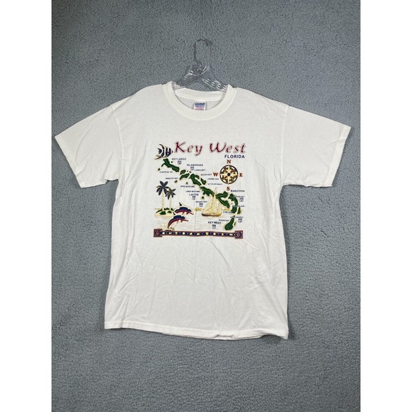 Gildan | Shirts | Gildan Key West T Shirt Mens Adult Large Graphic ...